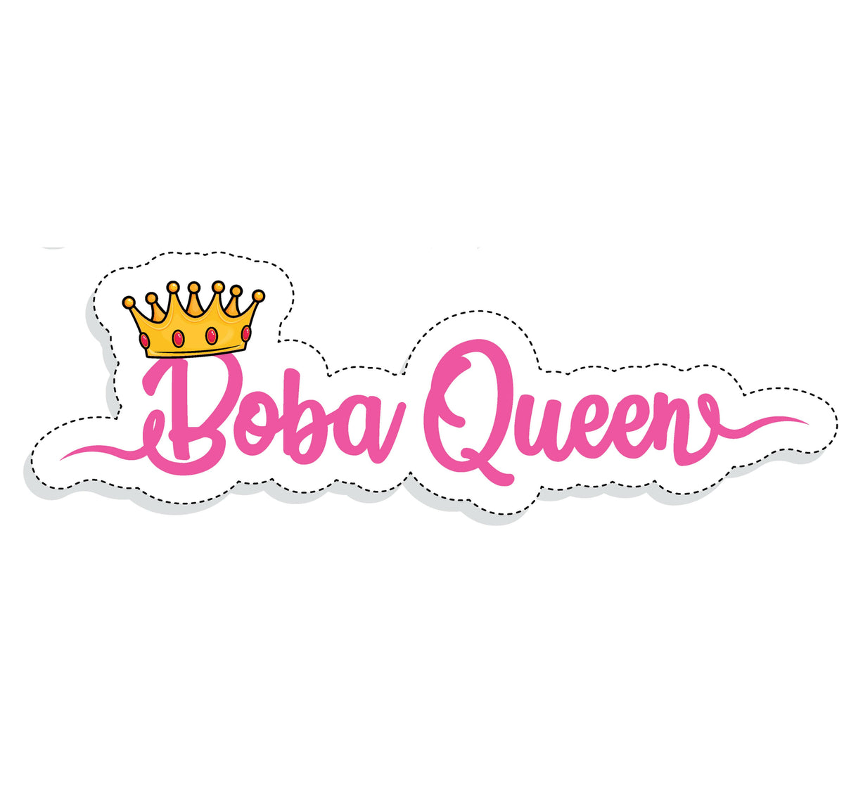 Boba Queen Sticker | Bumbler - The Boba Tea Tumbler